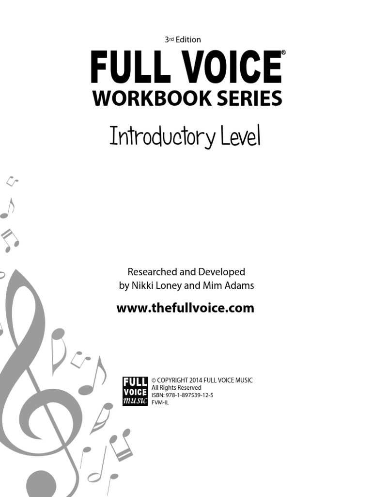 Intro Level Lessons 1 To 3.01 | PDF | Scale (Music) | Singing