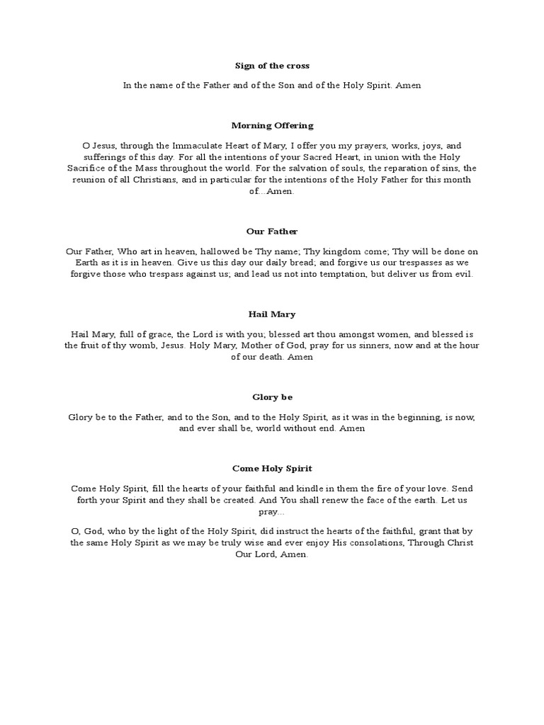 Sign of The Cross | PDF