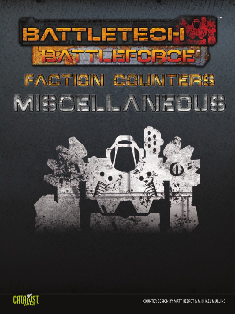 Battletech - BattleForce Tokens Misc | PDF | Printer (Computing ...