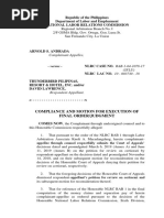 Writ of Execution Sample | PDF