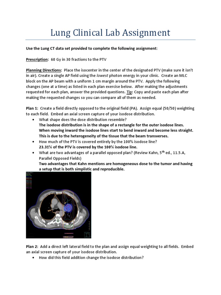 Final Lung Lab 1 | PDF | Absorbed Dose | Anatomical Terms Of Location
