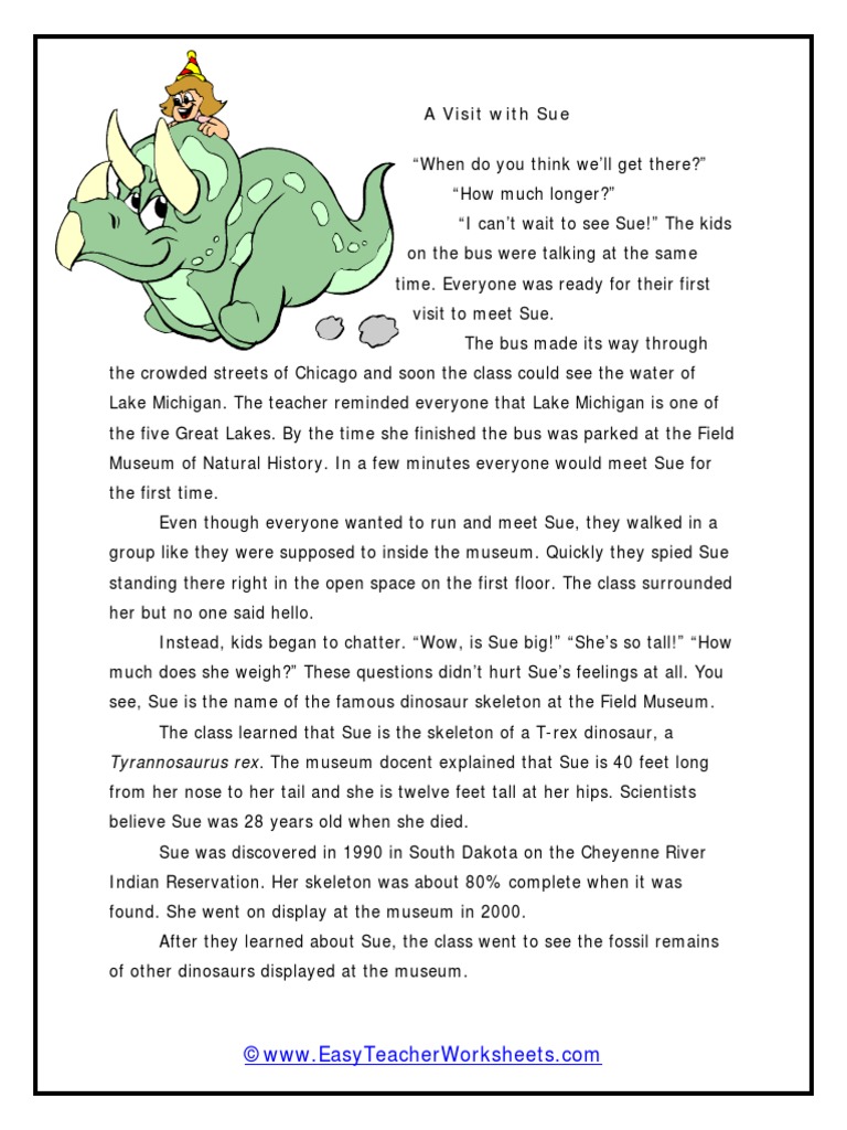 A Visit With Sue: Tyrannosaurus Rex. The Museum Docent Explained That ...