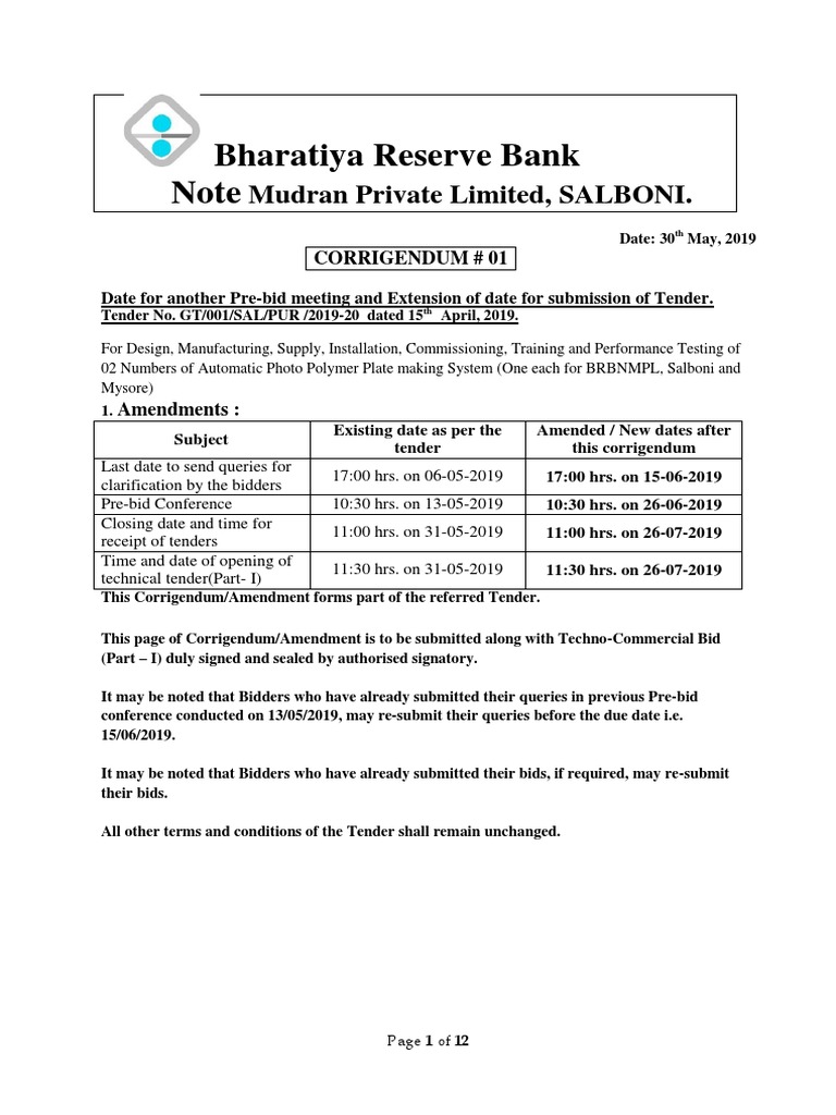 Bharatiya Reserve Bank Note: Mudran Private Limited, SALBONI | PDF ...