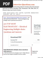 Sample UPDA Electrical Questions and Answers | PDF | Capacitor | Battery (Electricity)