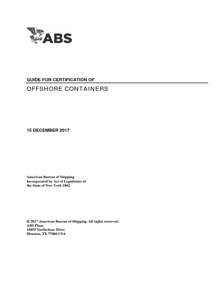 Offshore Container Certification Guide | PDF | Quality Management ...