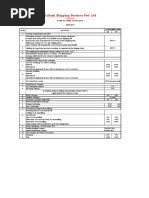 CWC CFS Tariff Structure Overview | PDF | Cargo | Containerization