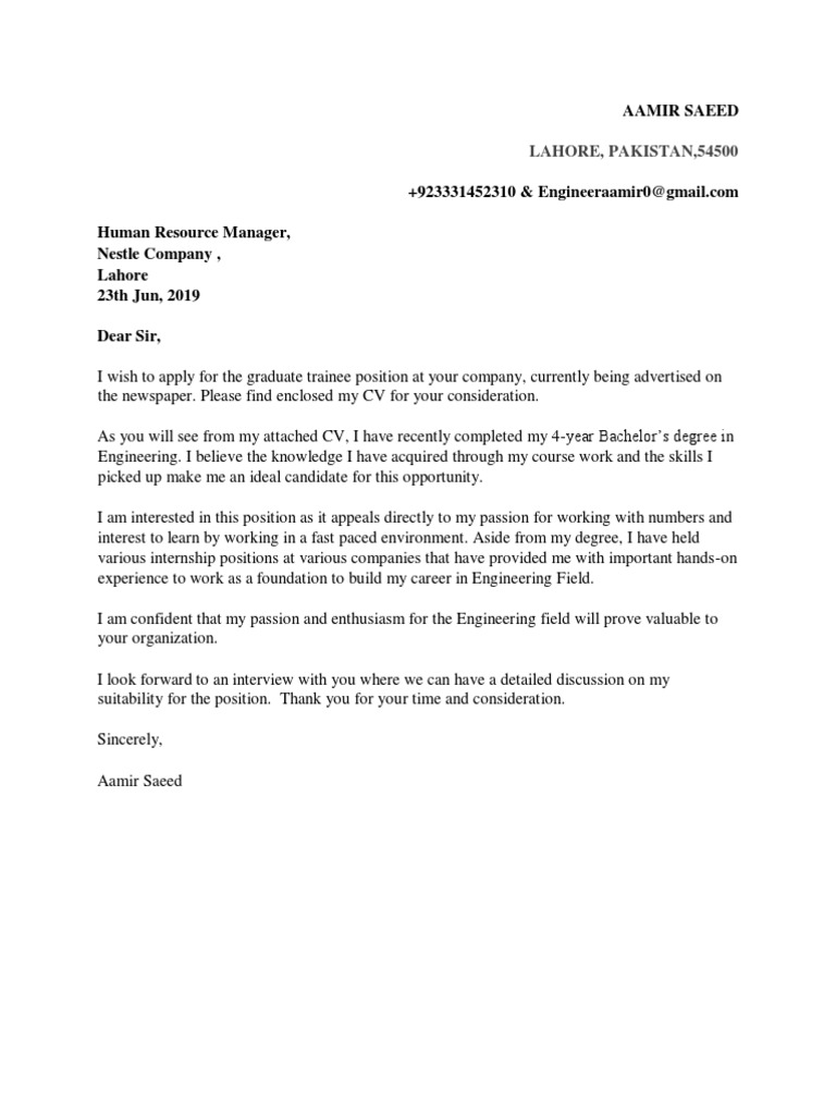 Aamir Saeed: Lahore, Pakistan, 54500 | PDF