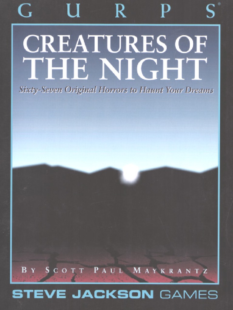 GURPS - Creatures of The Night PDF | PDF