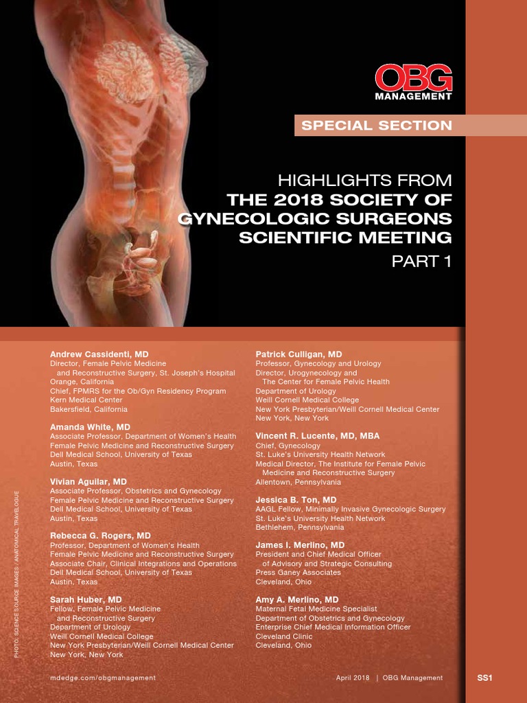 Obgm Pop Apical | PDF | Urinary Incontinence | Vagina