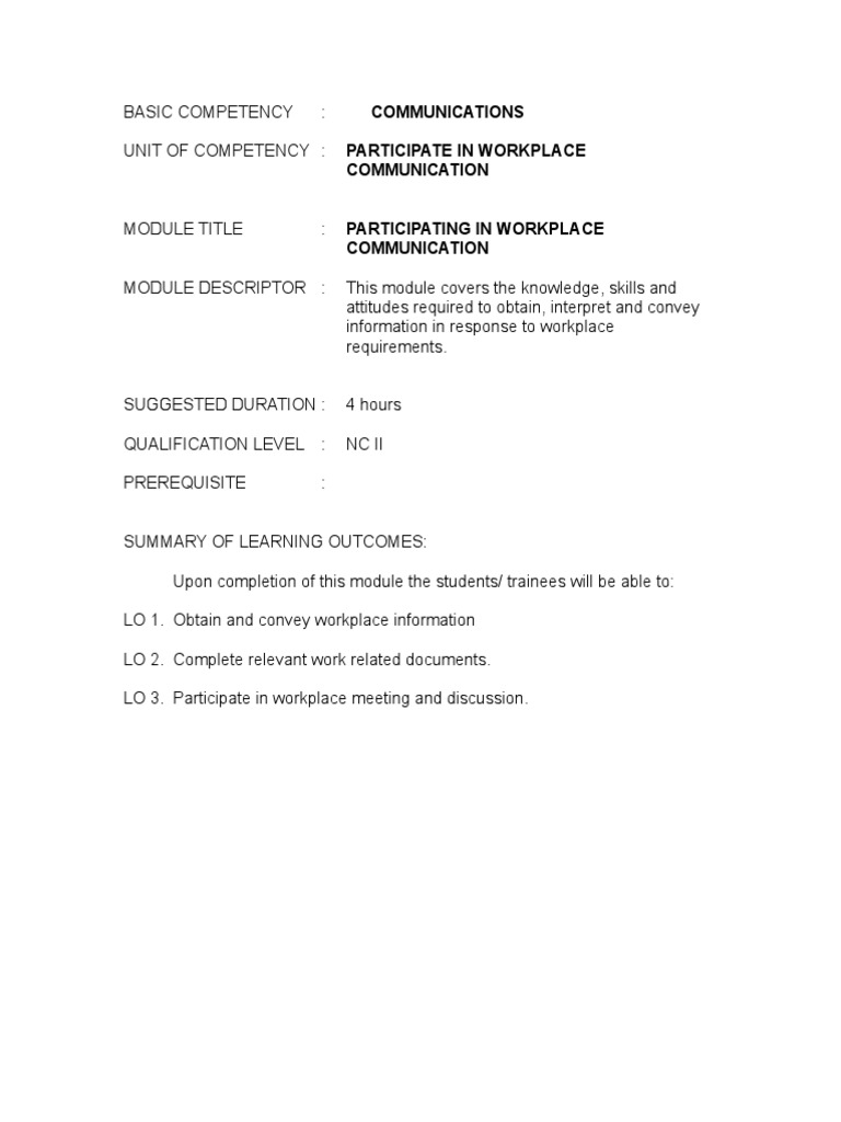 Basic Competency | PDF | Occupational Safety And Health | Competence (Human Resources)