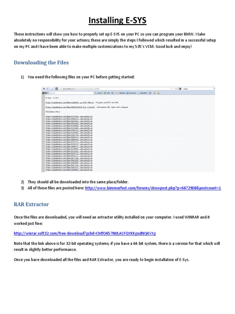 Installing ESYS | PDF | Computer File | Areas Of Computer Science
