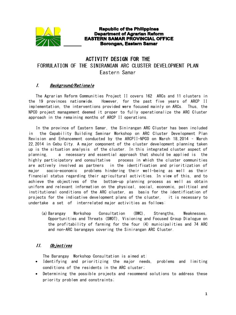 DAR-CDA Partnership Program | PDF | Swot Analysis | Economies