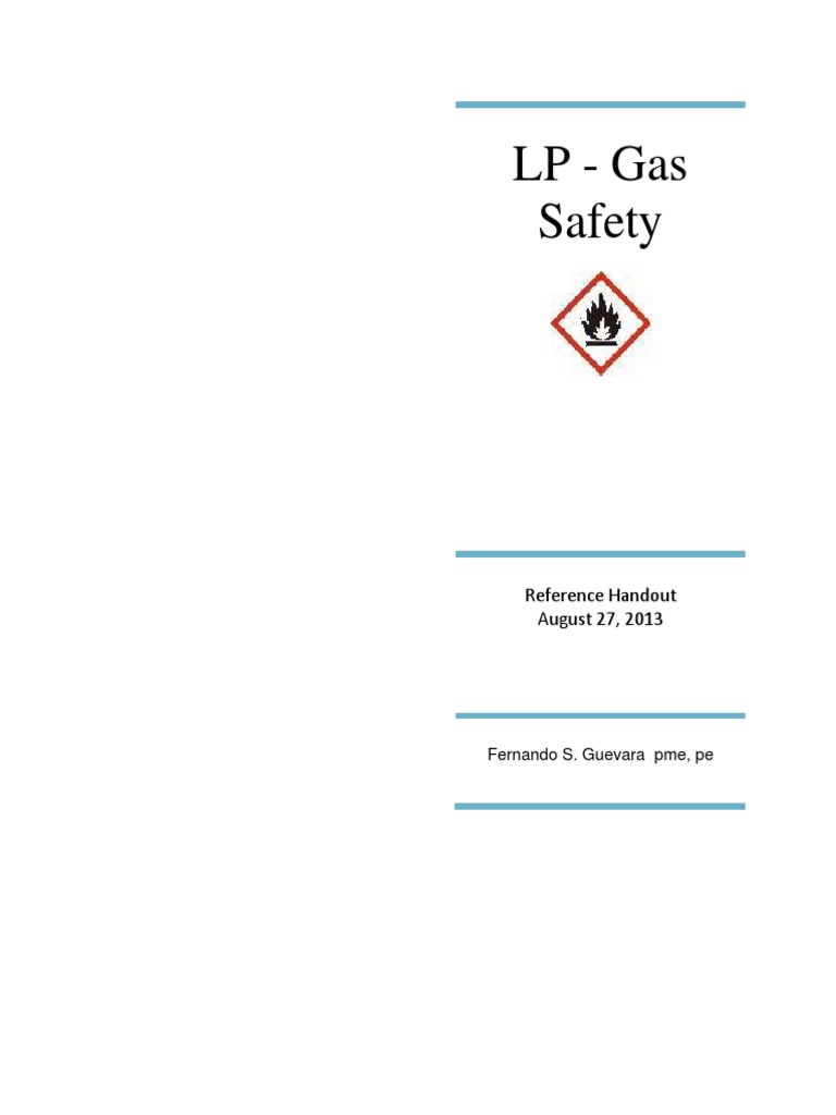 LPG Gas Safety | PDF | Propane | Liquefied Petroleum Gas