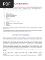 Funciones y rol del pailero industrial | PDF | Rieles | Soldadura