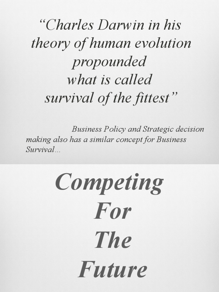 Charles Darwin in His Theory of Human Evolution Propounded What Is ...