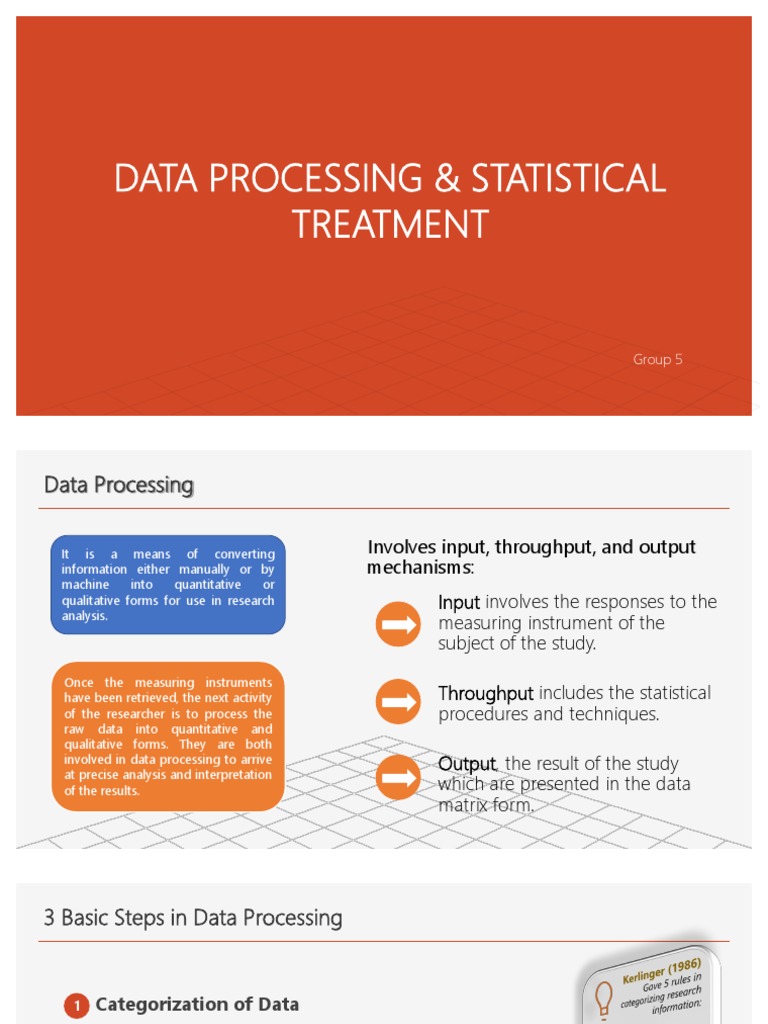 Data Processing & Statistical | PDF | Data Analysis | Analysis Of Variance