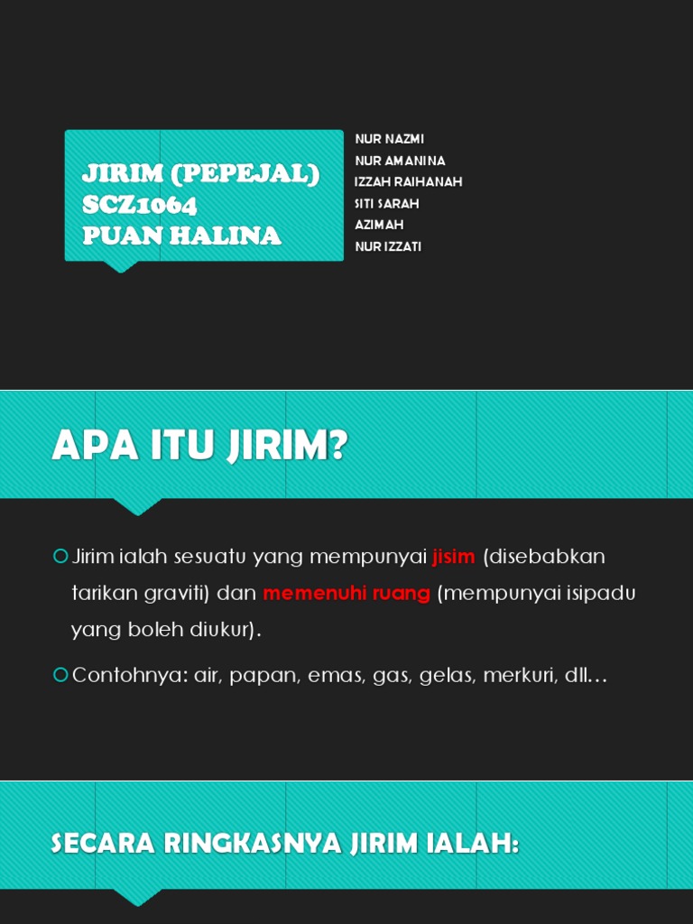 Jirim (Pepejal) | PDF