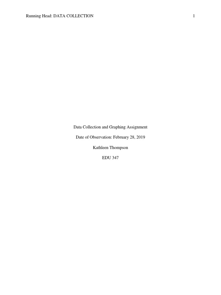 Data Collection Paper | PDF | Classroom | Communication