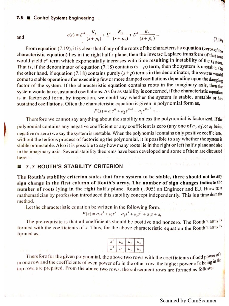 Control Systems Engineering by S Palani | PDF