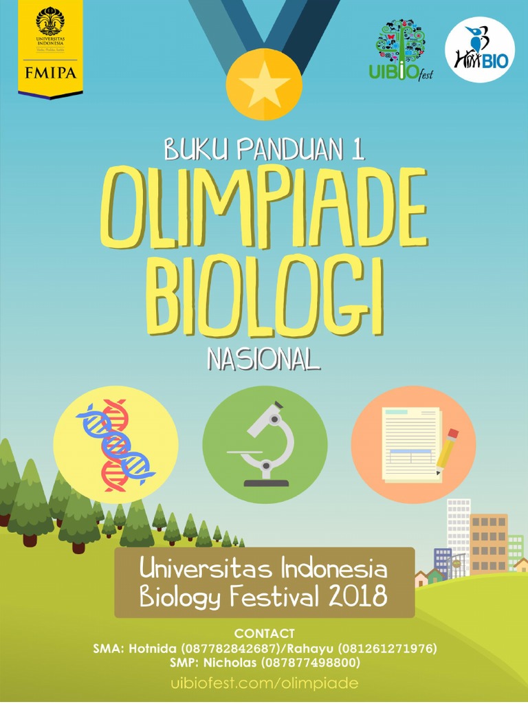 Booklet 1 Olimpiade UI BIOFEST 2018 | PDF