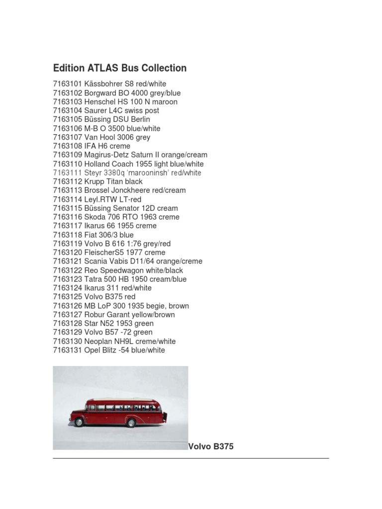Edition ATLAS Bus Collection | PDF