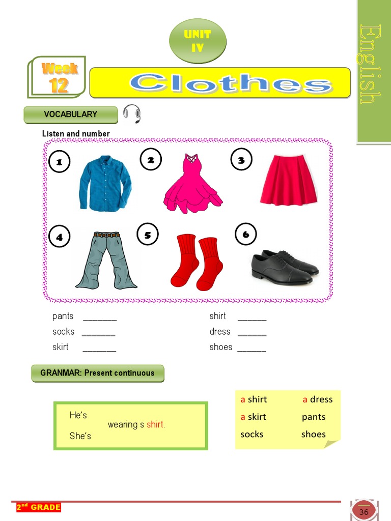 2nd Grade Vocabulary and Grammar Guide | PDF