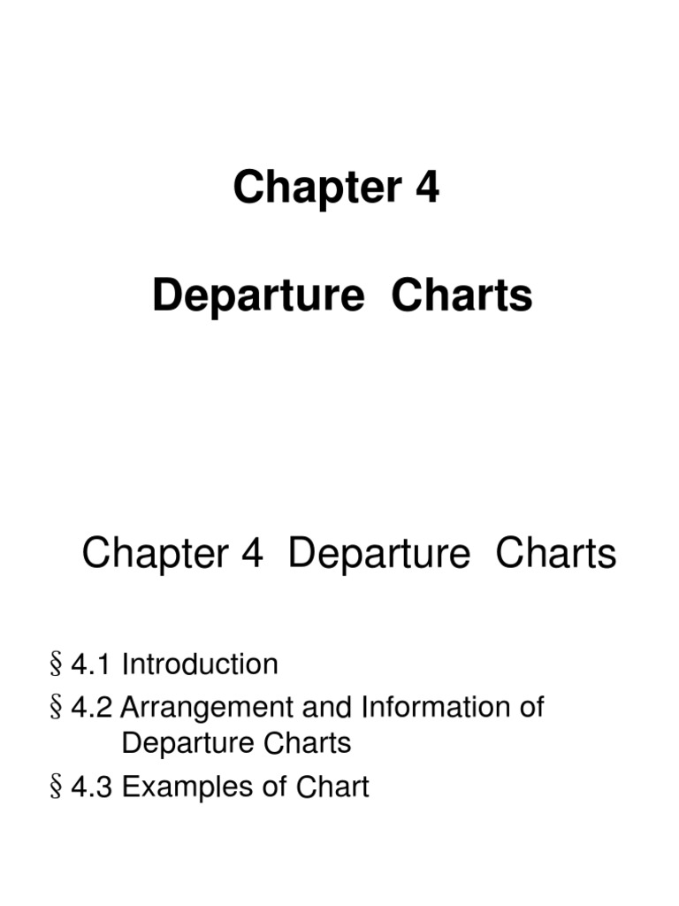 Understanding Departure Charts | PDF | Airport | Air Traffic Control