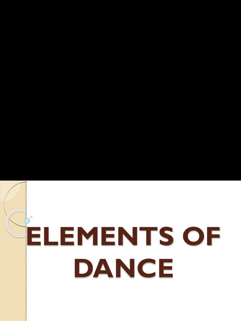 Elements of Dance | PDF | Dances | Shape