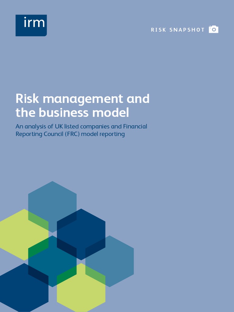 0925 IRM Risk Management and Business 11-10-17 v3 | PDF | Business ...
