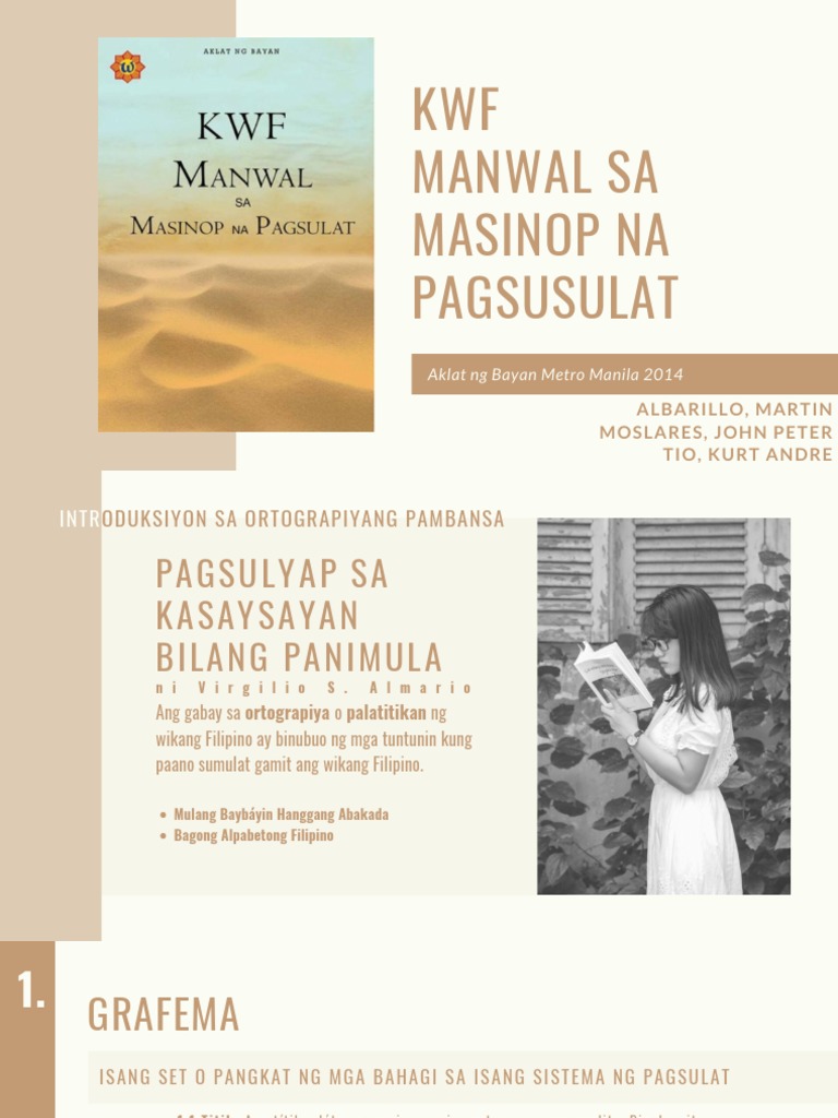 Manwal Sa Masinop Na Pagsusulat | PDF
