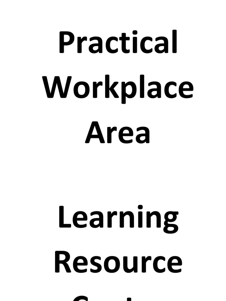 Practical Workplace Area | PDF | Computers
