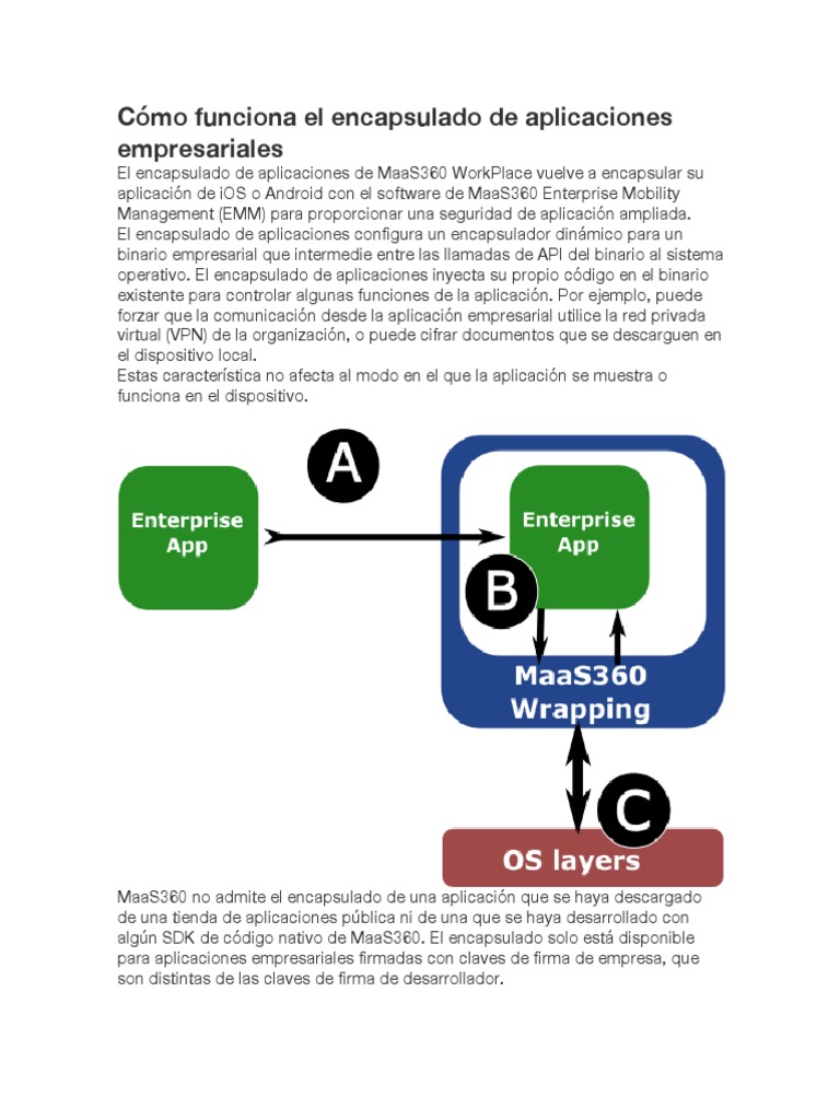 Encapsulamiento de Aplicaciones | PDF