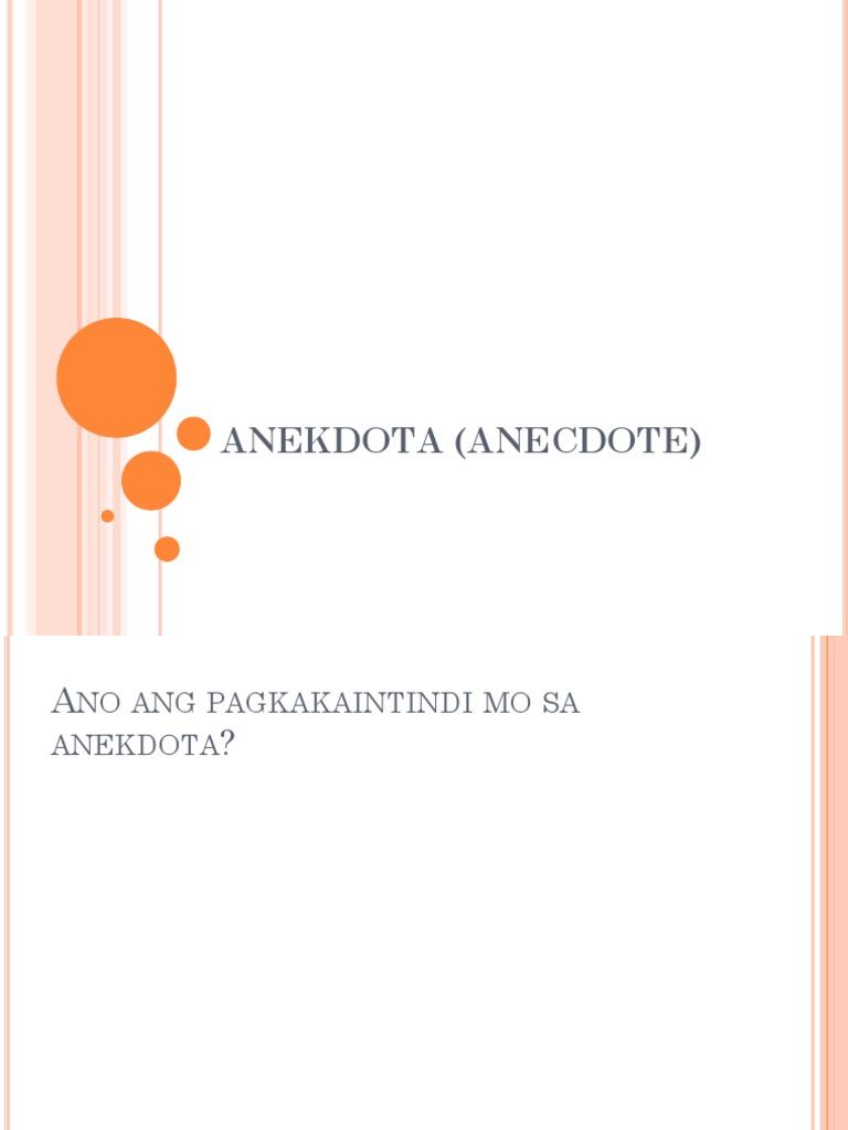 Anekdota (Anecdote) | PDF
