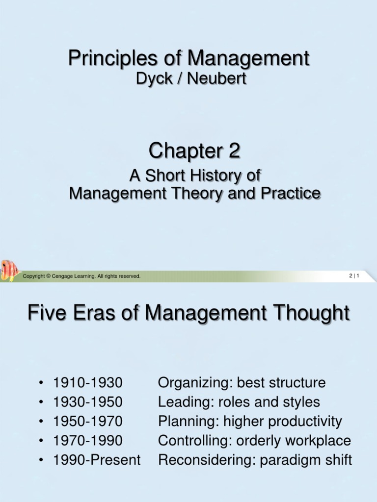 Chapter 2 History of MGNT Theory 1 | PDF | Psychology | Behavioural ...