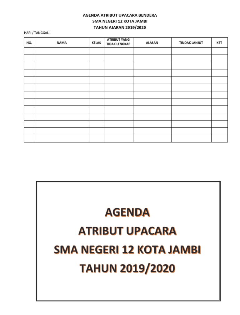 Atribut Upacara | PDF