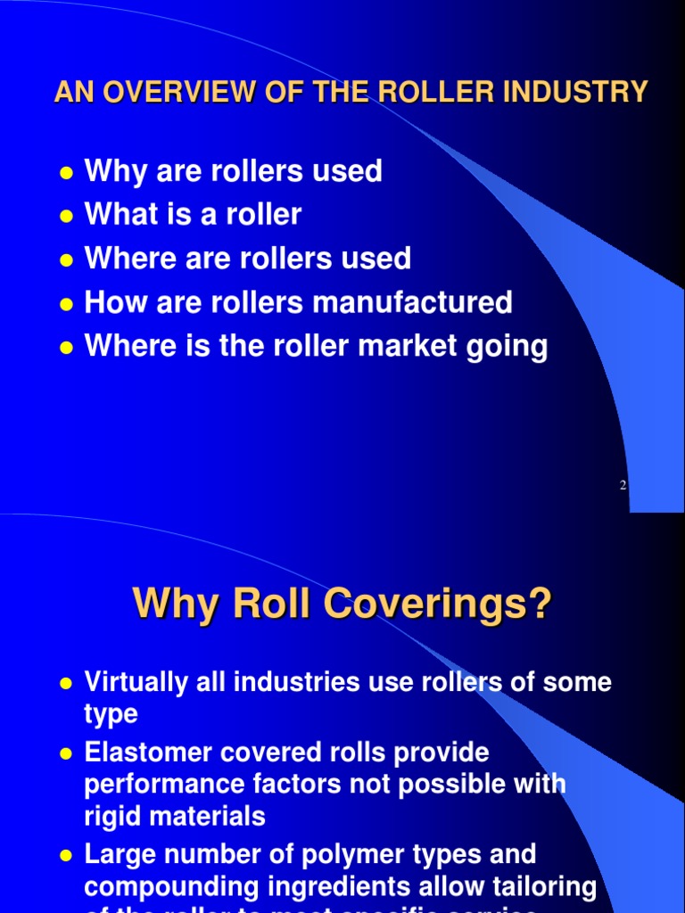 Overview of Elastomer Rollers Industry | PDF | Elastomer | Paper
