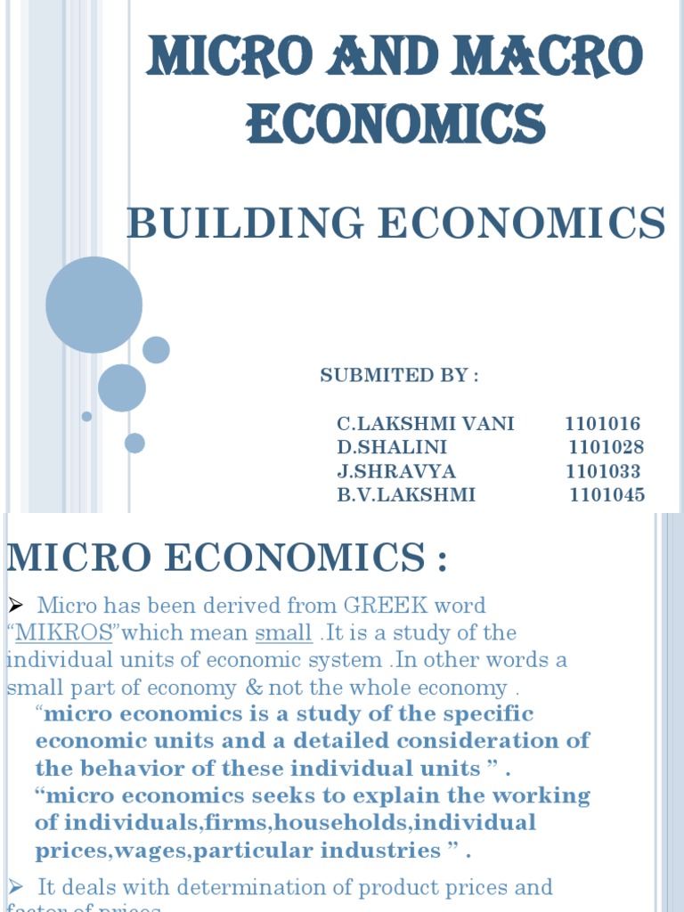 Micro and Macro Economics | PDF | Microeconomics | Economics