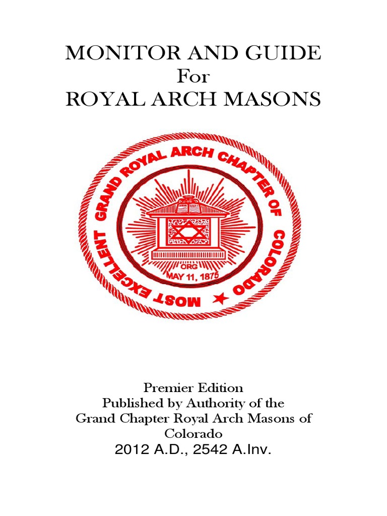 Royal Arch Masons Monitor and Guide | PDF | Freemasonry | Masonic Lodge