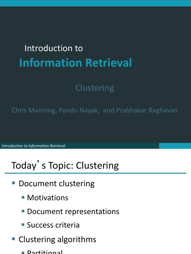 Lecture14 Clustering | PDF | Cluster Analysis | Applied Mathematics