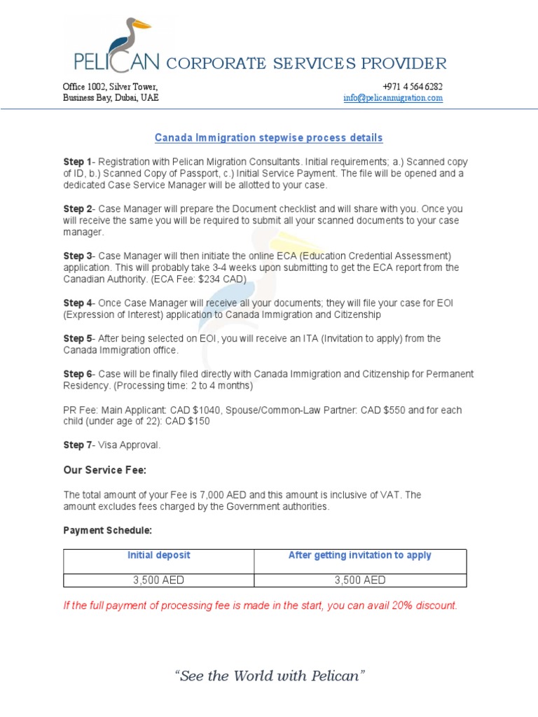 Canada Immigration Process Flow | PDF | Government And Personhood ...