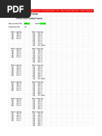 YoYo IR1 Test Reference Table PDF | PDF | Sports Science | Physical ...