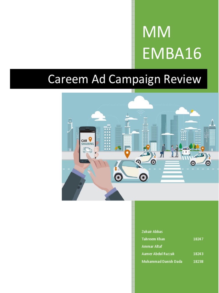 Careem Ad Campaign-Group F-Rev 4 | PDF | Marketing | Advertising
