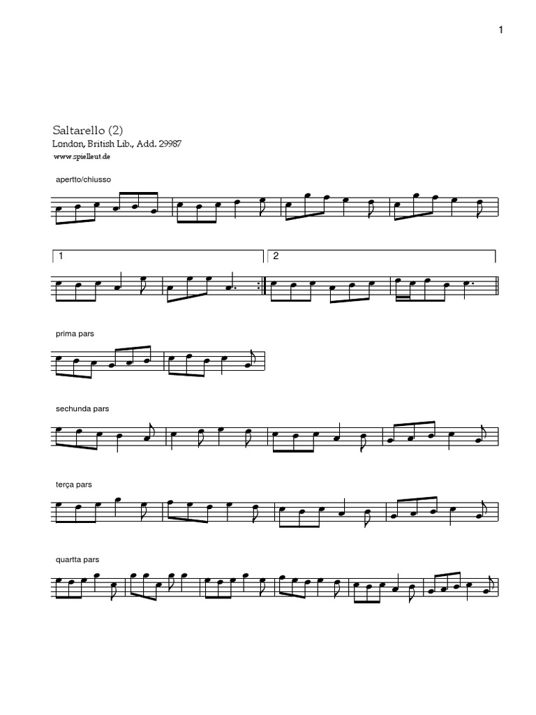 A Detailed Musical Analysis and Breakdown of a 15th Century Italian ...