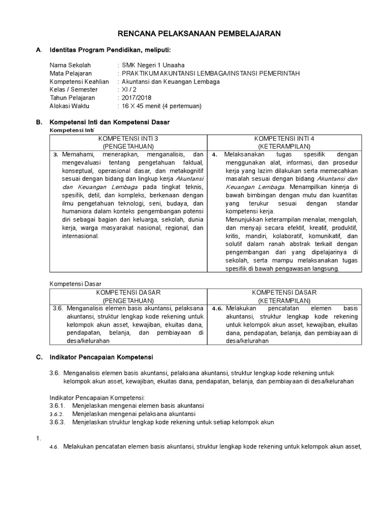RPP - KD 6 Semester 2 | PDF