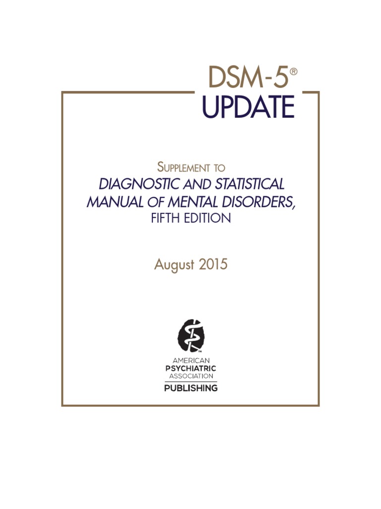 DSM5 Update 2015 PDF | Download Free PDF | Dsm 5 | Diagnostic And ...