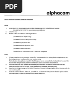 Alphacam Softwares Installation Instructions | PDF