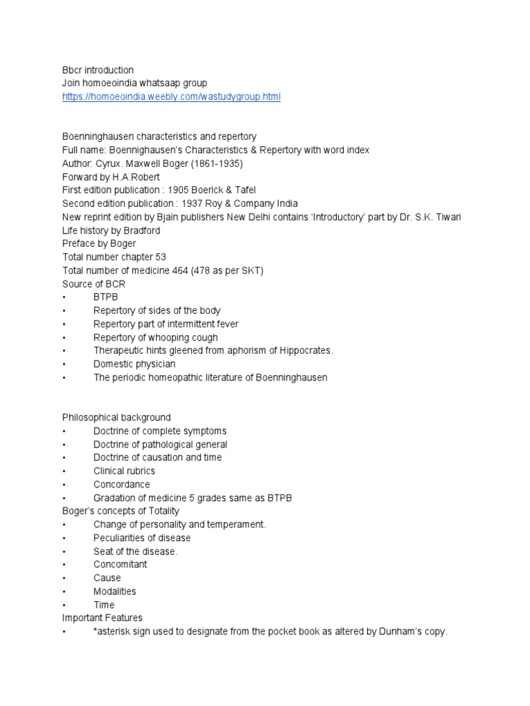 BBCR Introduction | PDF | Medicine | Clinical Medicine