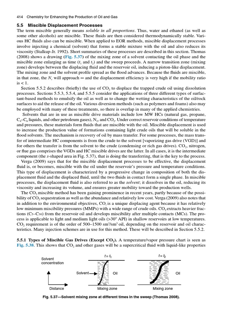 "Miscible Displacement in EOR" | PDF | Enhanced Oil Recovery | Carbon ...