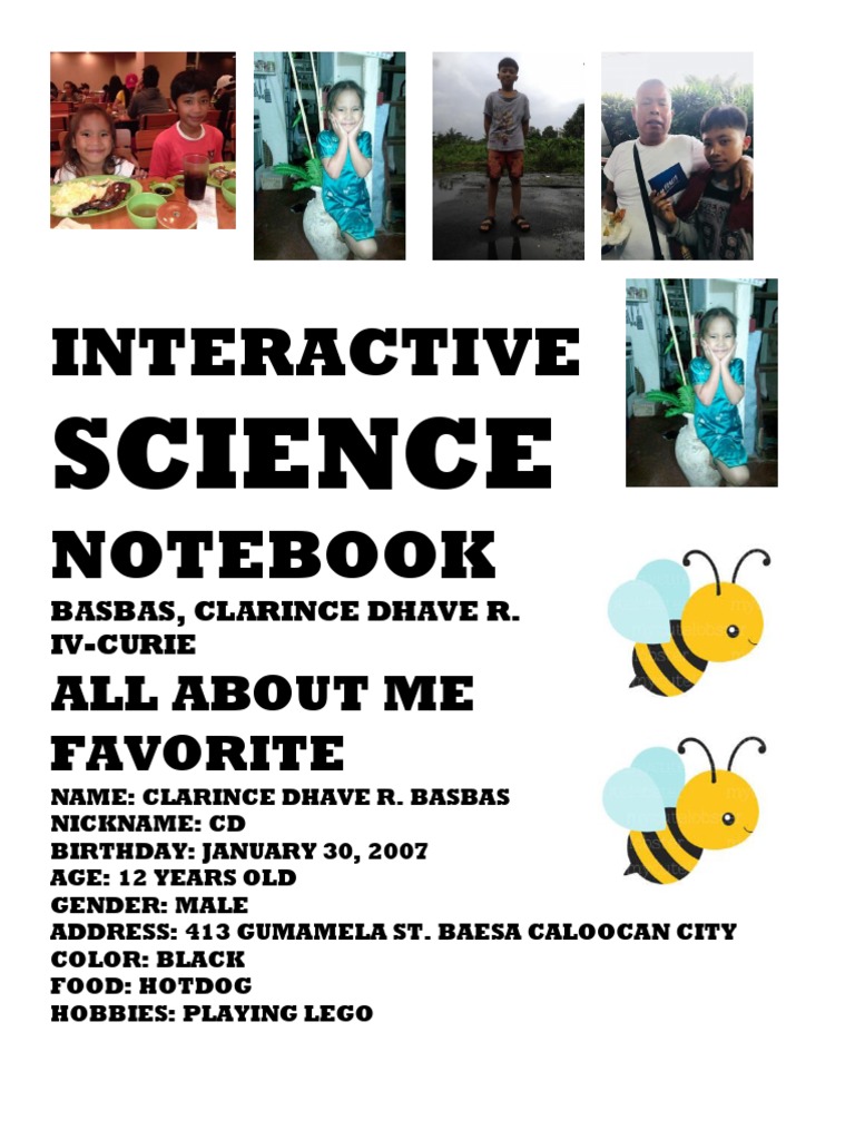 Interactive Notebook: Science | PDF