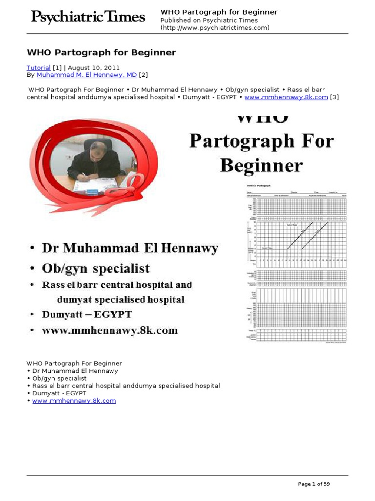 Partograma para Principiantes | PDF | Childbirth | Caesarean Section